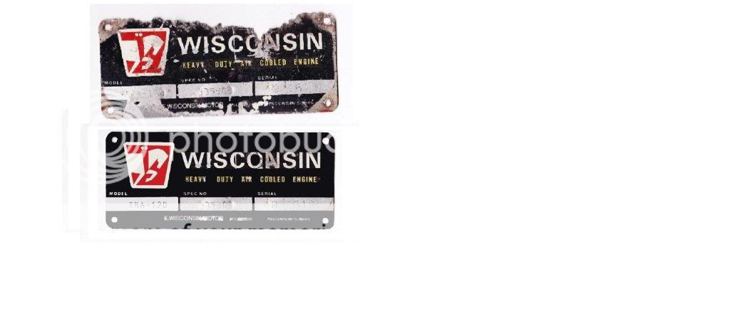 Engine tag reproduction | My Tractor Forum